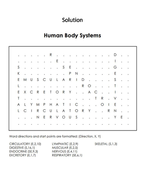 Human Body Systems Word Search | Teaching Resources