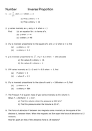 Inverse Proportion | Teaching Resources