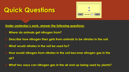 The Carbon Cycle | Teaching Resources
