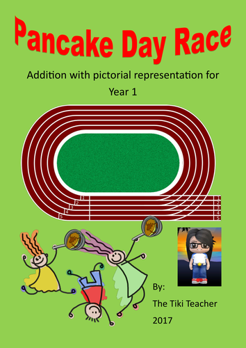 Pancake Race Addition with pictorial representation for Year 1 ...