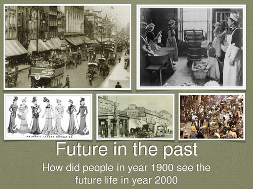 How did people in 1900 see the future in year 2000 | Teaching Resources