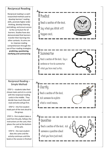 Reciprocal Reading / Teaching Staff Meeting / Presentation | Teaching ...