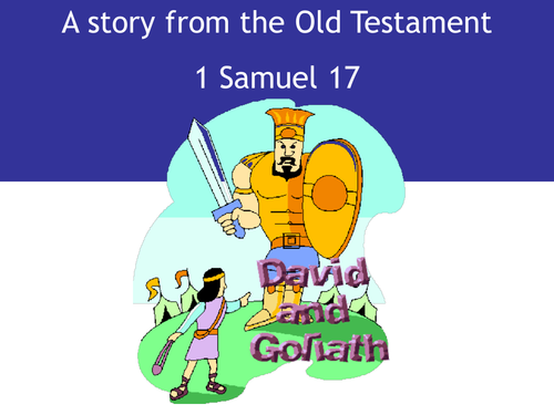 David and Goliath Story PowerPoint: Infants/Middle | Teaching Resources