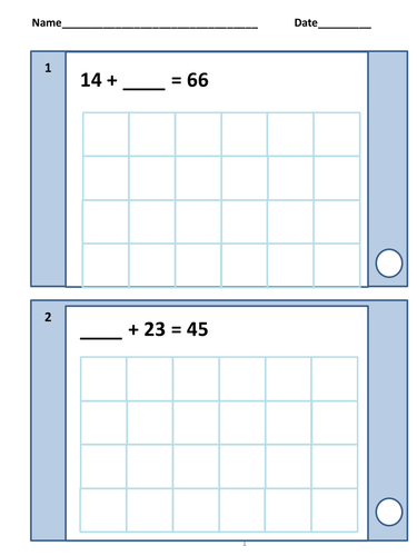 Solving Missing Number Problems: Finding the Difference | Teaching ...