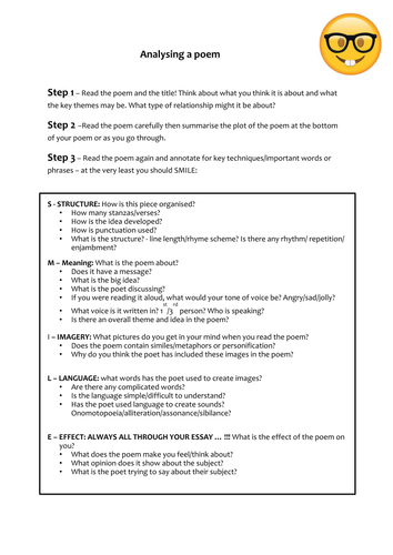 Step-by-step guide on responding to unseen poetry | Teaching Resources