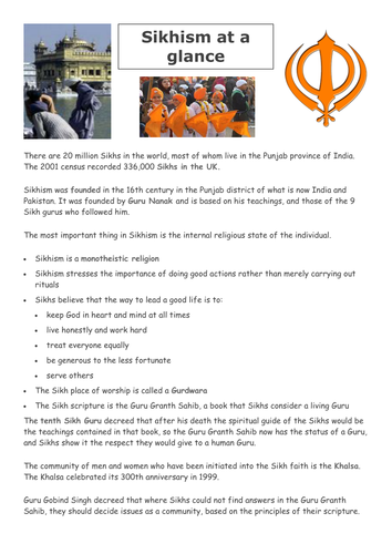 Guru Nanak : Sikhism | Teaching Resources