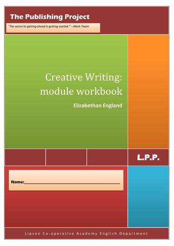 KS3 creative writing module booklet | Teaching Resources