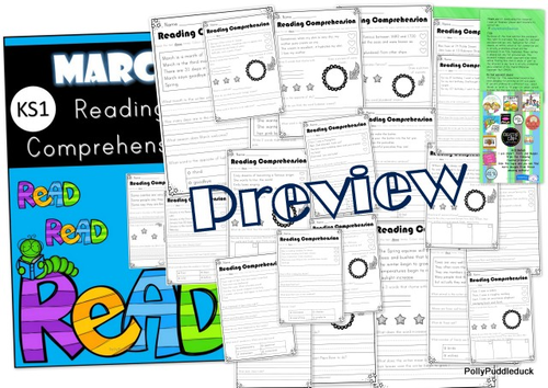 Reading Comprehensions (March theme) | Teaching Resources