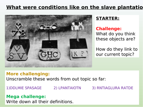 Slavery: Plantations | Teaching Resources