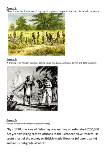 Slavery introduction | Teaching Resources