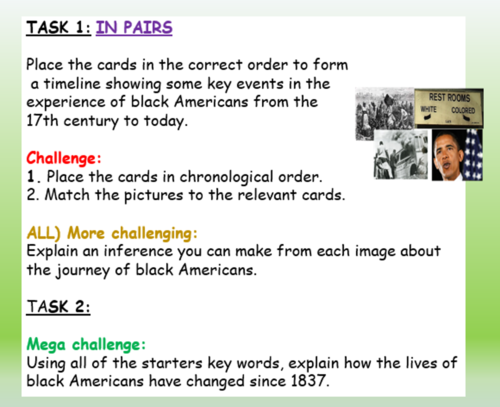 Black History Overview | Teaching Resources