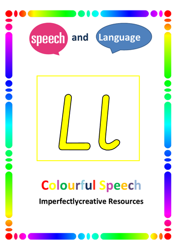 Sound/Phoneme 'L' Resources- Initial, Medial and End Position ...