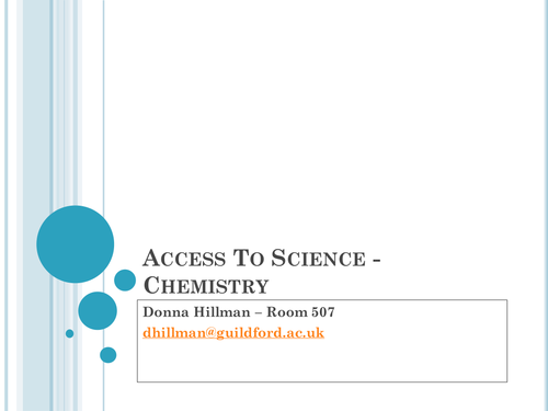 Chemistry KS3, KS4 -Structure of the Atom. Arrangement of electrons ...