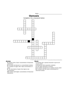 GCSE biology crosswords NEW specification - Lessons 6 to 10 of Chapter ...