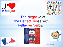 The Negative in French with the Perfect Tense/ le passé composé ...
