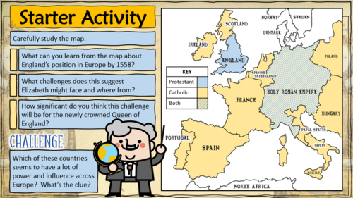 Elizabeth I - Challenges from abroad - Elizabethan England - GCSE ...