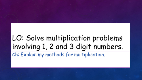 Multiplication revision PPT | Teaching Resources