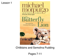 The Butterfly Lion by Michael Morpurgo with a 2014 Curriculum Grammar ...