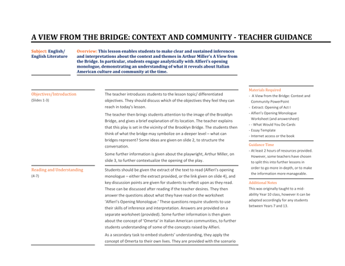 A View from the Bridge: Context of Italian American Brooklyn | Teaching ...