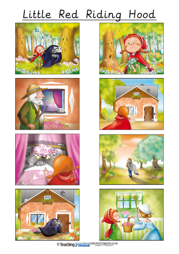Story Sequencing - Little Red Riding Hood | Teaching Resources