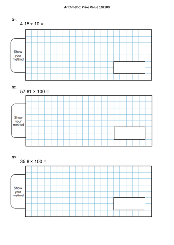 KS2 SATs Arithmetic Practice Questions: Place Value | Teaching Resources KS2 SATs Arithmetic Practice Questions: Place Value | Teaching Resources