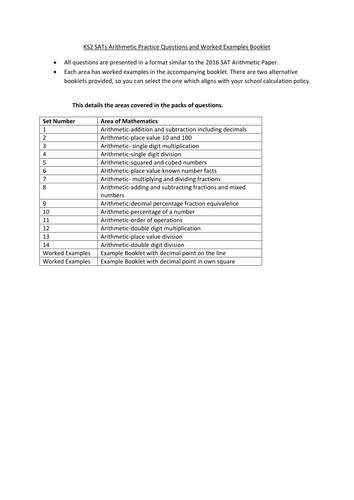 KS2 Maths Arithmetic SAT practice questions: multiplying and dividing ... KS2 Maths Arithmetic SAT practice questions: multiplying and dividing ...