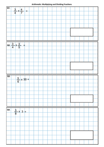 KS2 SATs Maths Arithmetic Practice Questions and Worked Examples ...
