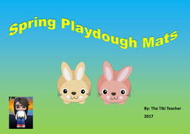 Spring themed play-dough mats for EYFS | Teaching Resources