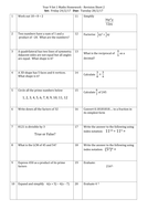 Year 9 Maths Higher Revision Homework Sheets | Teaching Resources