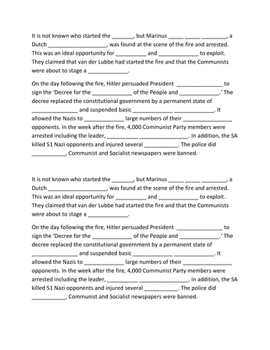 How did Hitler consolidate his power? | Teaching Resources