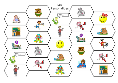 FRENCH - PERSONALITIES - BOARD GAMES | Teaching Resources
