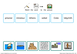 Minotaur, writing and keyword supports SEN, KS1, KS2 | Teaching Resources