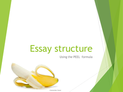 PEEL essay structure "how to do" instructions | Teaching Resources