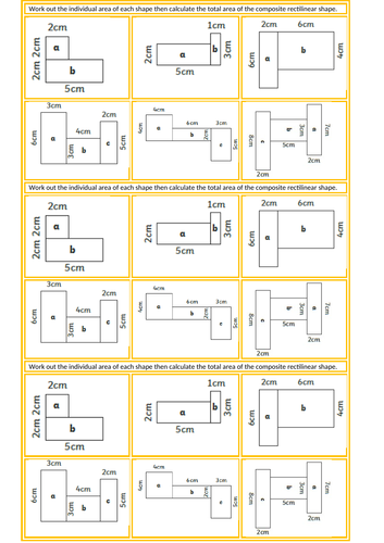 Area of rectangles and squares Lesson Pack x 3 - Plans, presentation ...