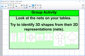 Nets - 3D shapes represented by 2D shapes - Geometry - ks2 year 5 & 6 ...