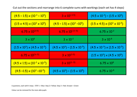 Standard Form Match Up | Teaching Resources