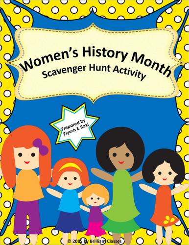 Women's History Month Scavenger Hunt | Teaching Resources