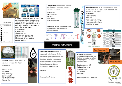 Weather Instruments Notes | Teaching Resources