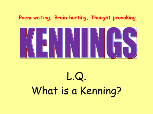Kennings- Year 4 Poetry Planning | Teaching Resources
