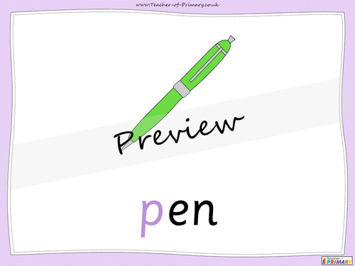 The Letter 'p' - EYFS | Teaching Resources