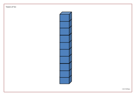 Place Value: Tens and Ones/Units, Tens Tower s/Ones Displays, Teacher's ...