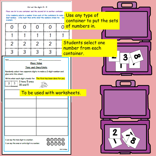 Place Value Tens and Ones Units Presentations Lesson Plan Practical ...