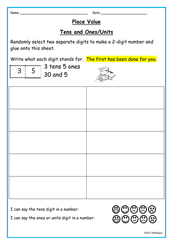 Place Value: Tens and Ones/Units, Presentations, Lesson Plan, Practical ...