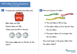 KS1 - Problem Solving Question of the Day - 7th March - Money and ...
