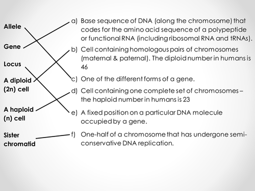 AQA A-level Biology (2016 spec). Section 7 Topic 17: Inherited change 7 ...
