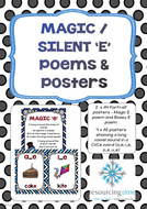 Bossy E / Magic E Poems and Posters by ResourcingTime - Teaching ...