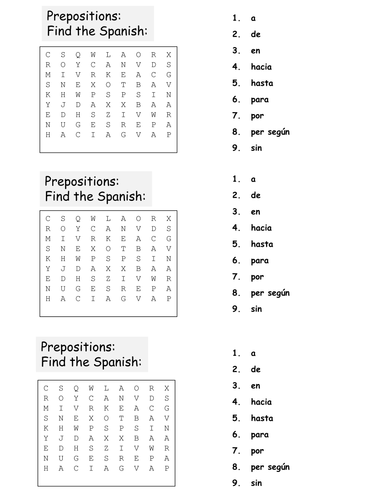 New AQA GCSE Spec: Spanish General Vocab revision | Teaching Resources