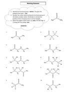 AS Chemistry Nomenclature - Naming Aldehydes and Ketones worksheets ...