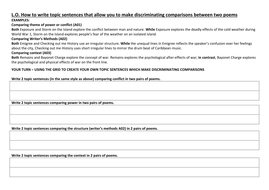 Power and Conflict Poetry Revision Grid: Extended Version by ...