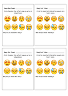 Emoji Exit Ticket | Teaching Resources